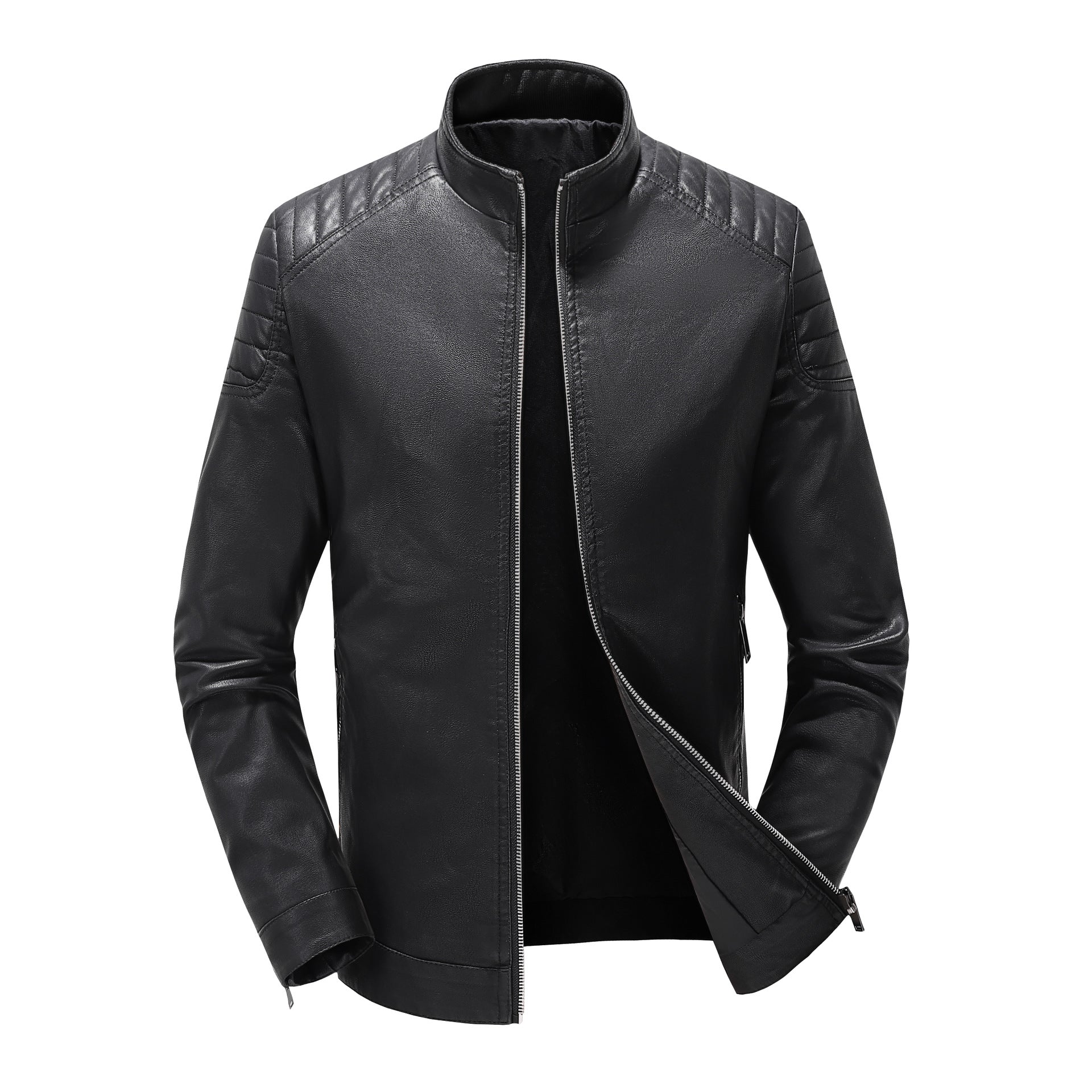 Men's Classic Business Casual Leather Jacket – exrossy